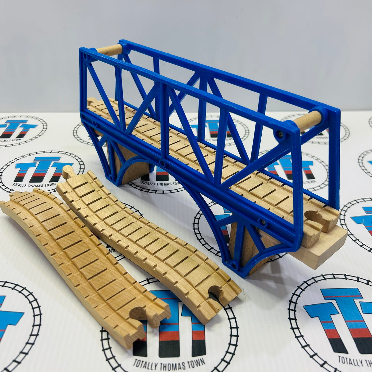 Sodor Bay Bridge Clickity Clack Track Fair Condition Wooden - Used – Totally Thomas Town