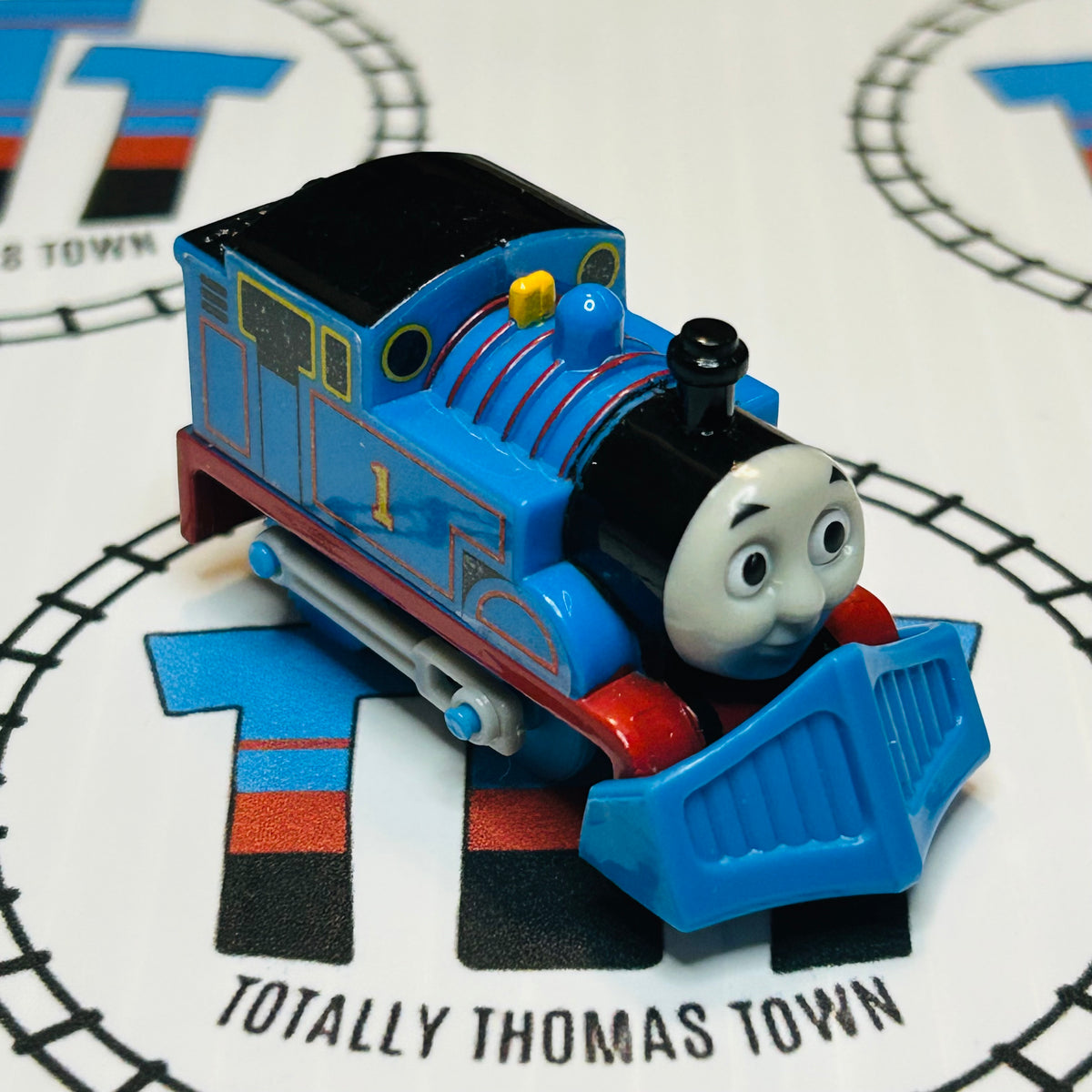 Thomas with Snowplow Newer Face #1 Capsule Plarail Wind Up - Used – Totally Thomas Town