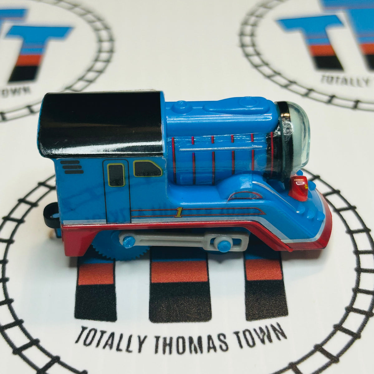 Racing Thomas with Removable Goggles Capsule Plarail Wind Up - Used – Totally Thomas Town