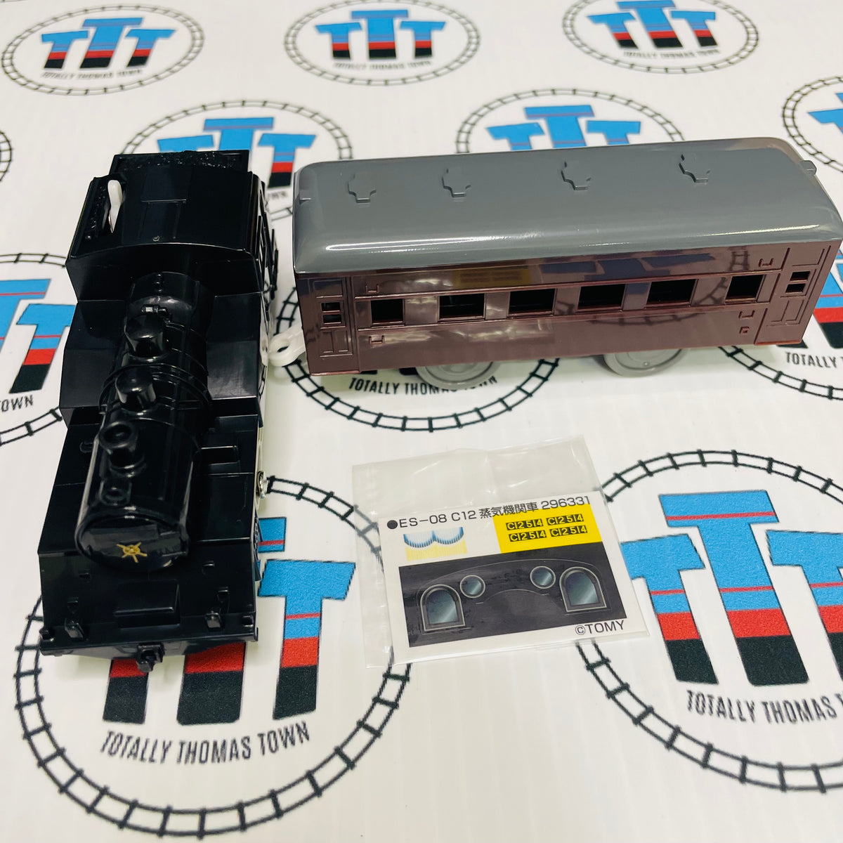 ES-08 C12 Steam Locomotive with Passenger Coach New in Box - TOMY ...