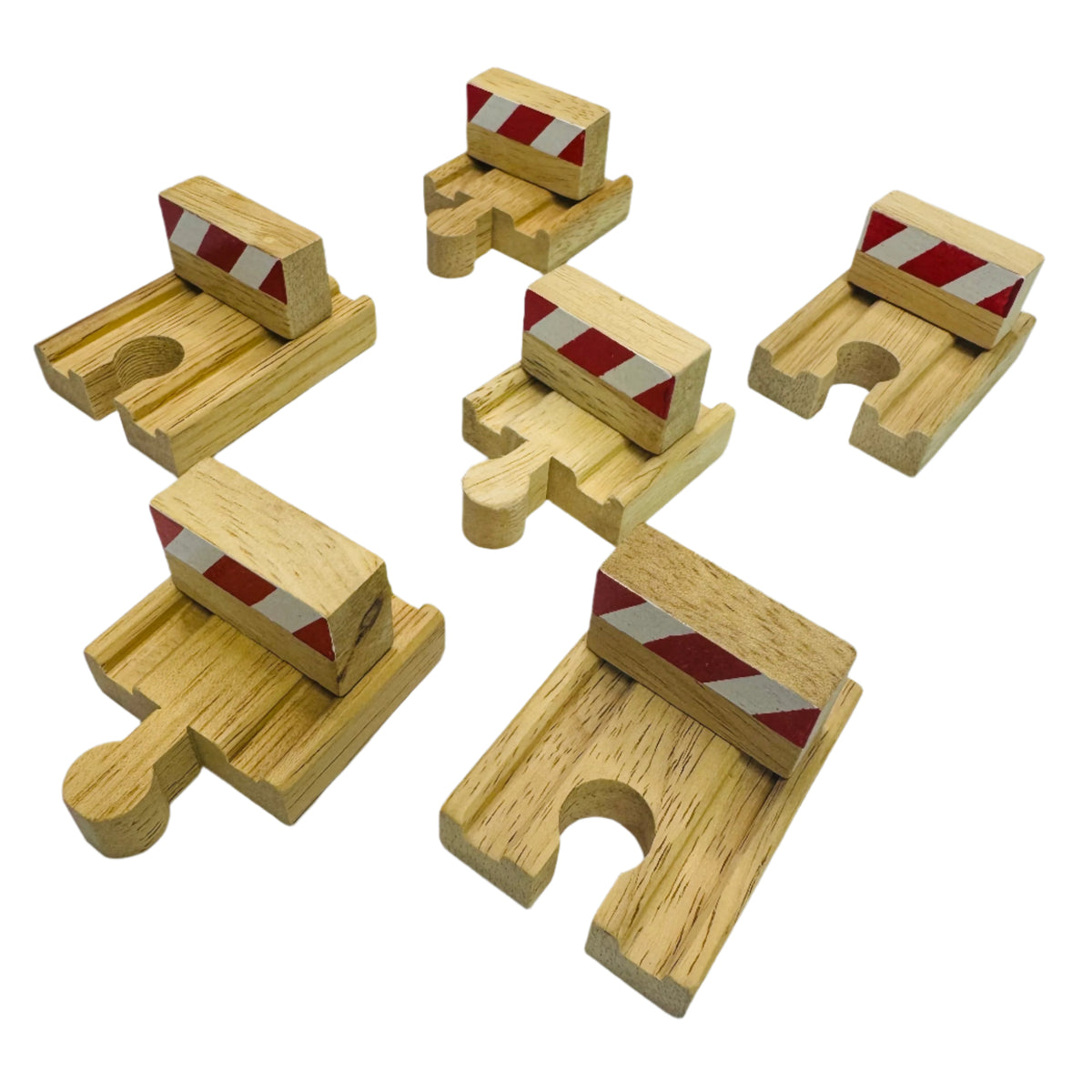 Buffer Set 6 Pieces BIGJIGS Rail Wooden - New in Box – Totally Thomas Town