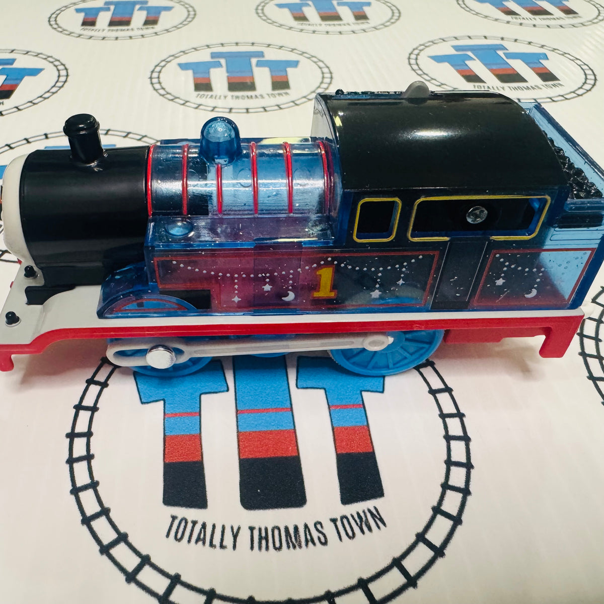 80th Anniversary Glitter Thomas New no Box - TOMY – Totally Thomas Town