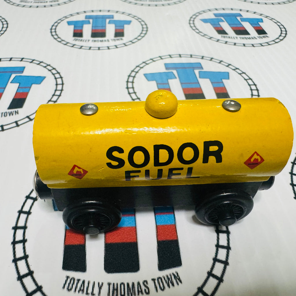 Sodor Fuel Tanker (Learning Curve 2001) Wooden - Used – Totally Thomas Town
