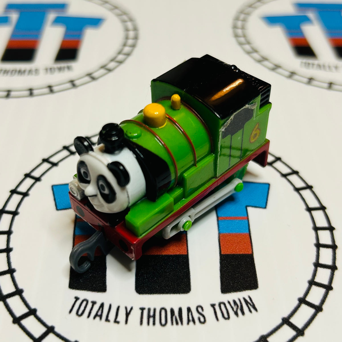 Panda Percy Peeling Stickers Pull Along Capsule Plarail - Used ...