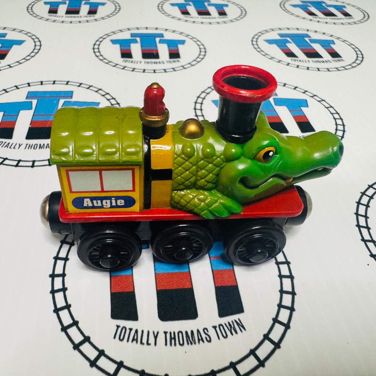 Augie AlphaZoo Train Wooden - Used – Totally Thomas Town