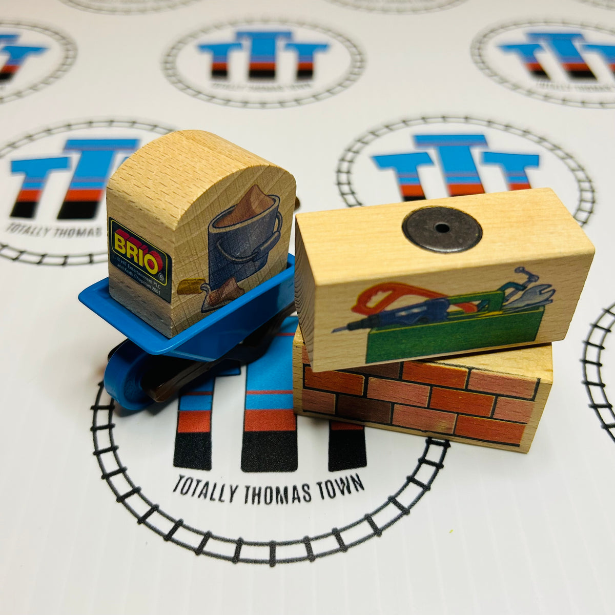 BRIO 32814 Bricklayer Accessories Bob the Builder Wooden - Used ...