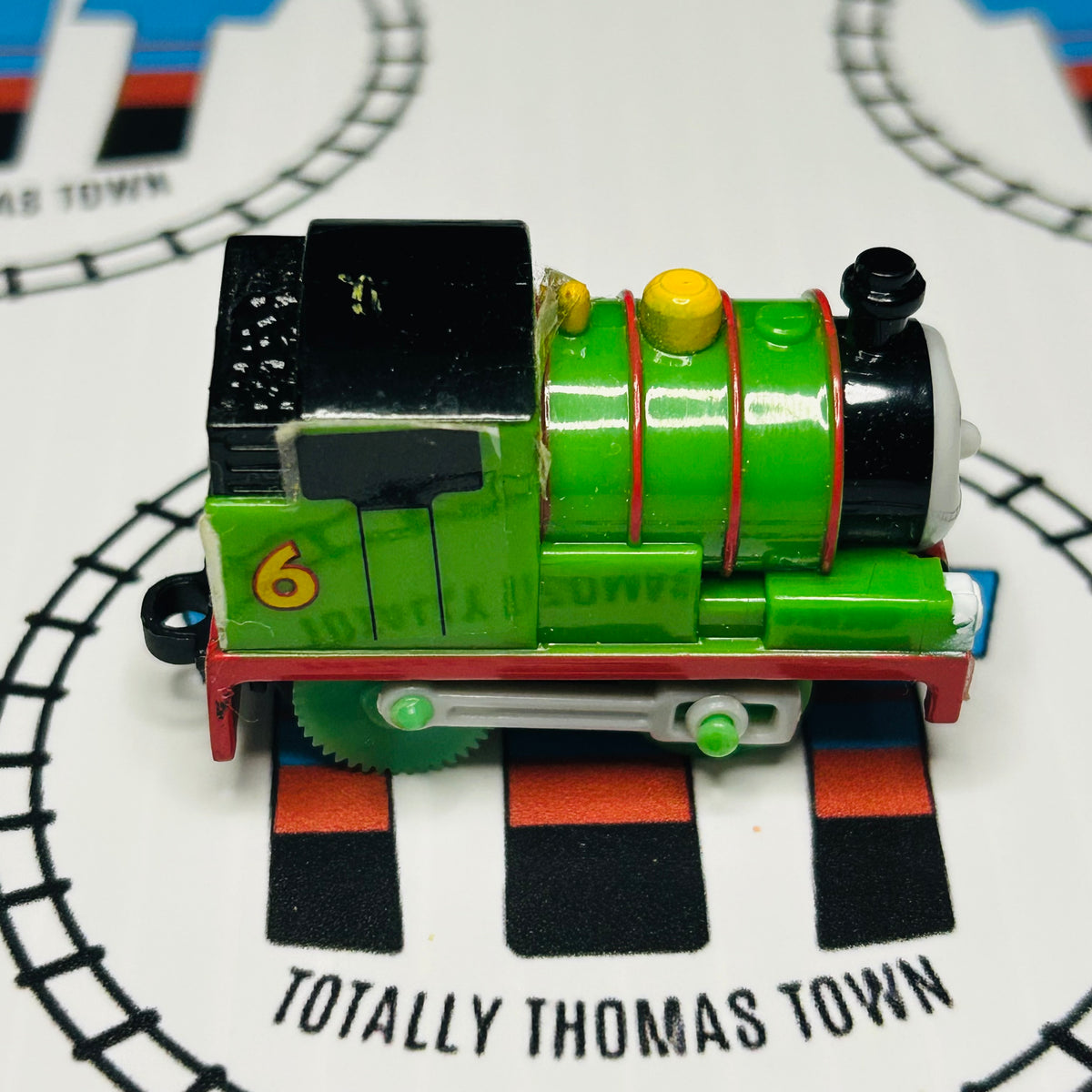 Percy Eyes Left Peeling Stickers Capsule Plarail Wind Up - Used ...
