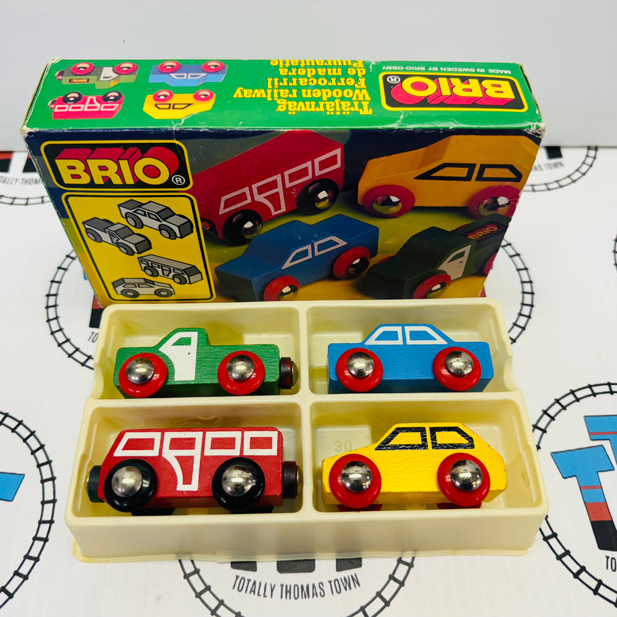 BRIO 33320 Vintage Minicars Wooden in Box Good Condition Wooden - Used ...