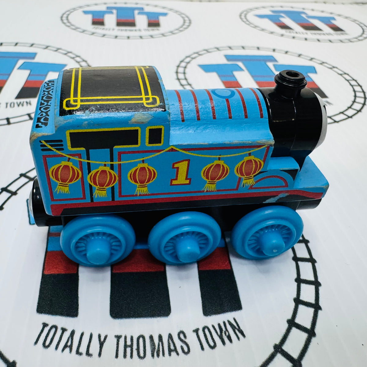 New Year Thomas Fair Condition (Mattel) Wooden - Used – Totally Thomas Town