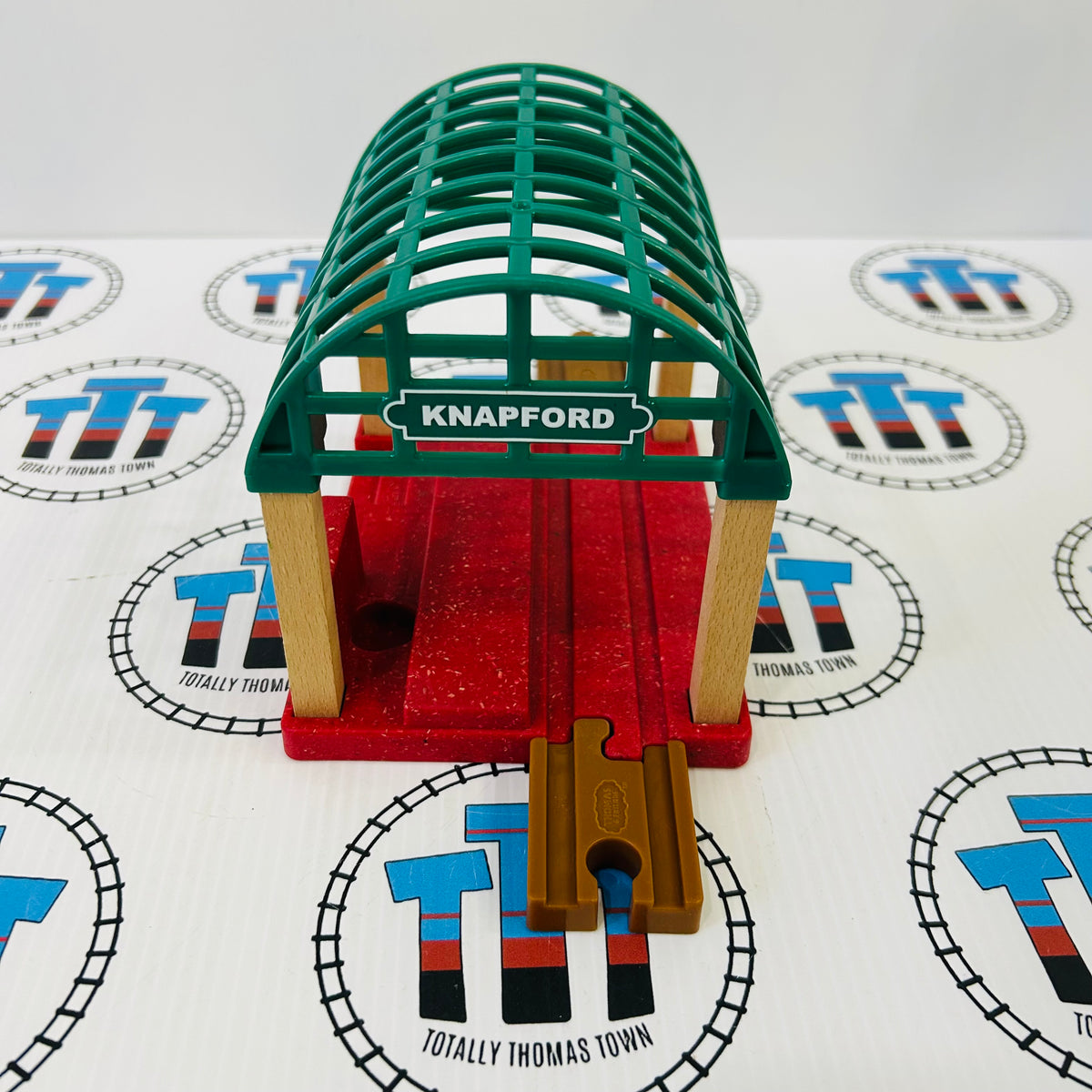 Knapford Station with Adapters (Thomas Wood Mattel) Newer Track Wooden ...