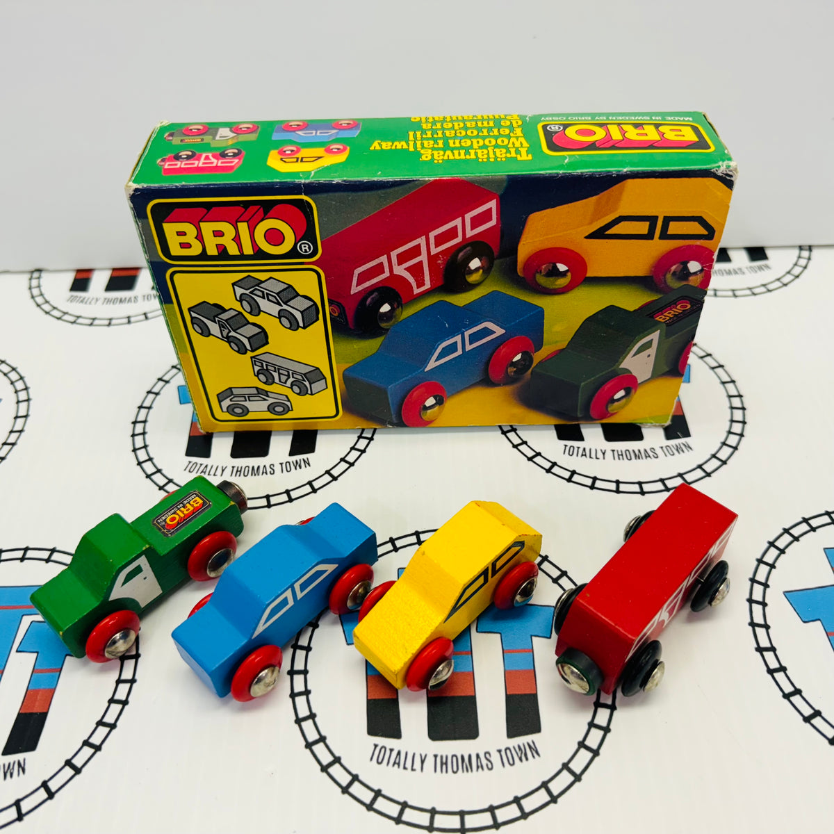 BRIO 33320 Vintage Minicars Wooden in Box Good Condition Wooden - Used ...