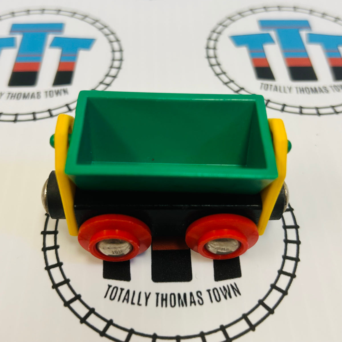 BRIO Green & Yellow Tipping Wagon - Used – Totally Thomas Town