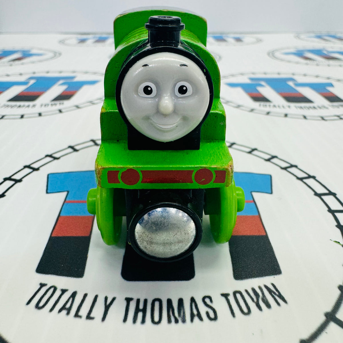 Percy Smaller Face (Mattel) Wooden - Used – Totally Thomas Town