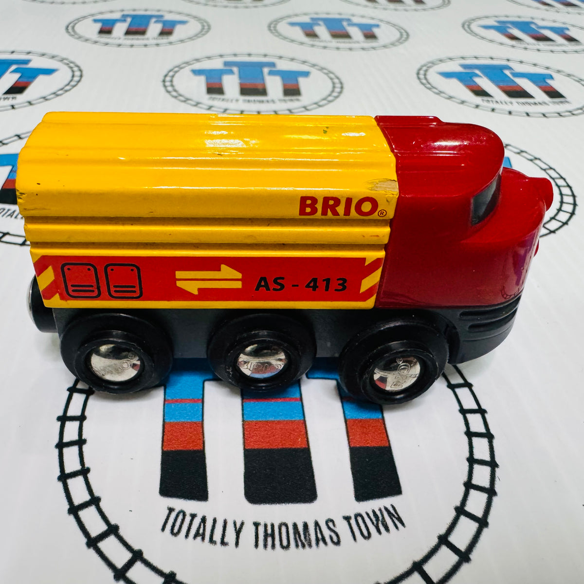 BRIO 33766 Red & Yellow Diesel AS 413 Fair Condition Wooden - Used ...