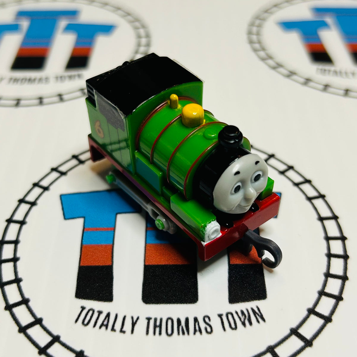 Percy Eyes Straight Missing Buffer Sticker Newer Face Pull Along Capsu ...