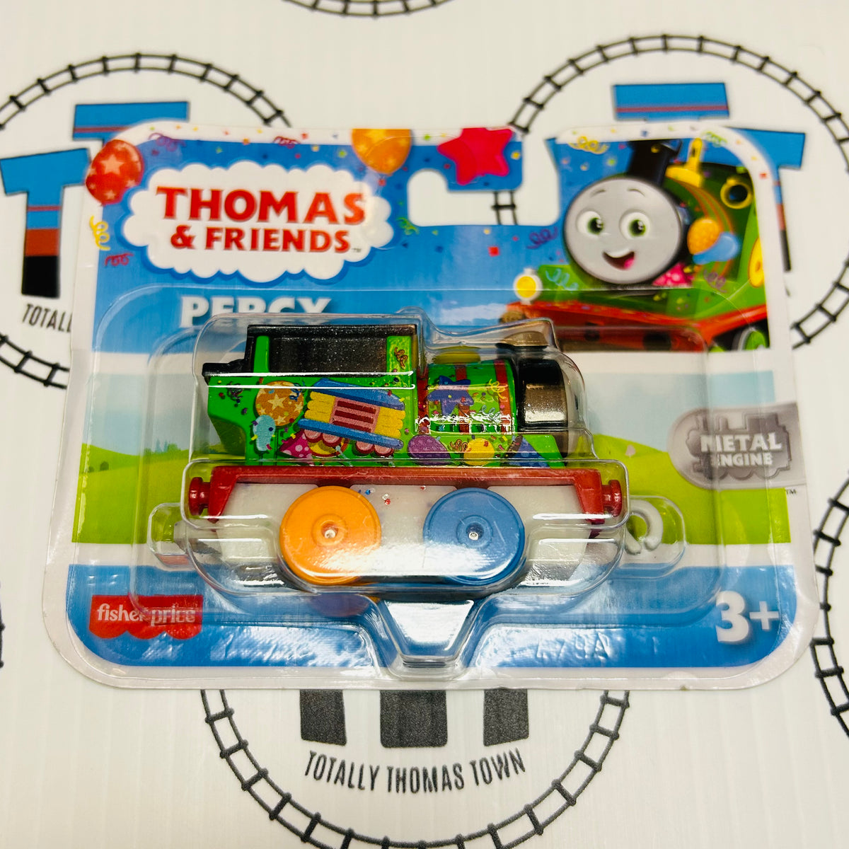 Celebration Percy "All Engines Go" New - Push Along – Totally Thomas Town
