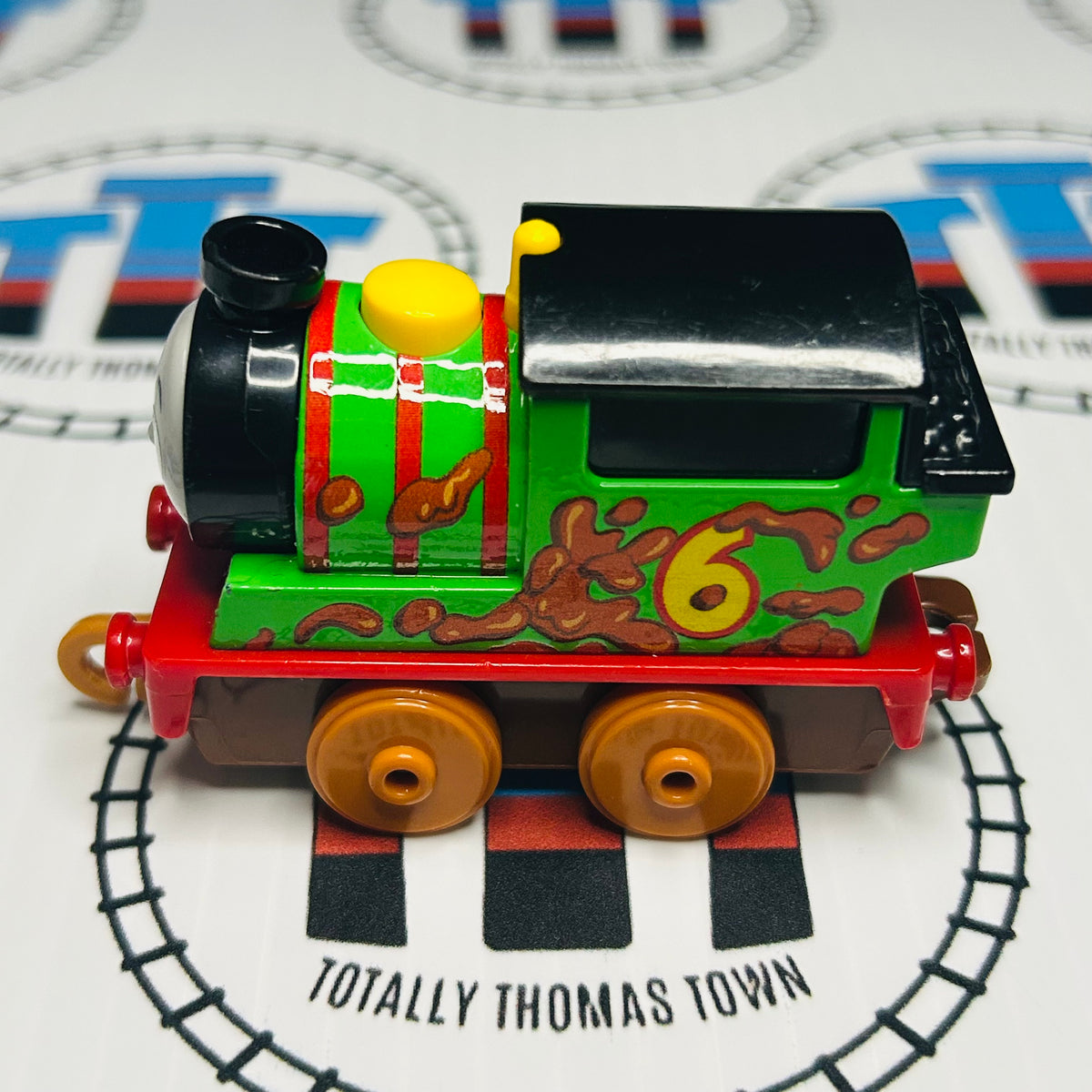 Percy in Mud (Moustache) "All Engines Go" Good Condition Used - Push A ...