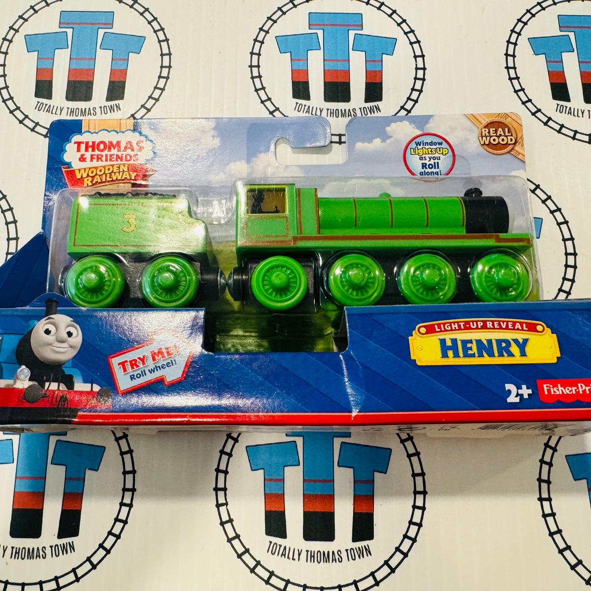 Light-Up Reveal Henry (Mattel) Wooden - New in Box – Totally Thomas Town