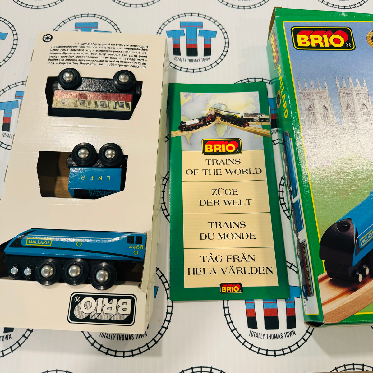 BRIO Mallard High Speed Train Vintage #33413 Wooden - With Box ...