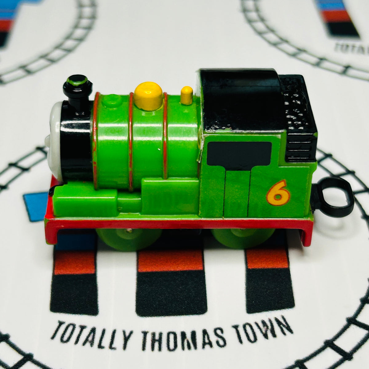 Surprised Percy Older Version Capsule Plarail Pull Along - Used ...