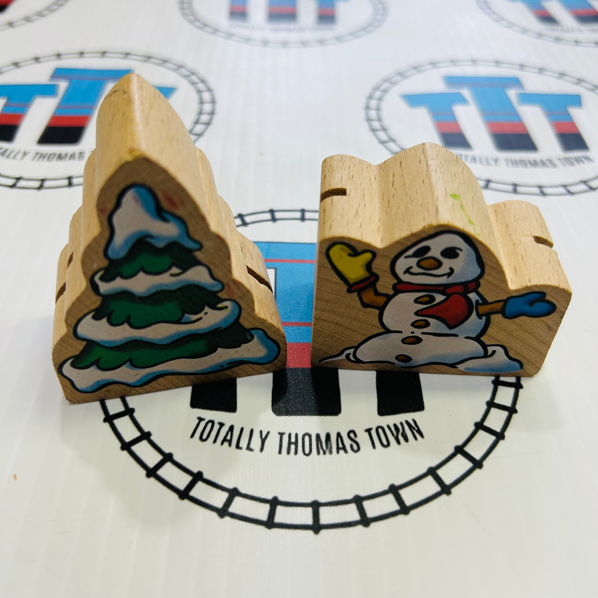 BRIO Polar Express Snowman & Tree - Used – Totally Thomas Town