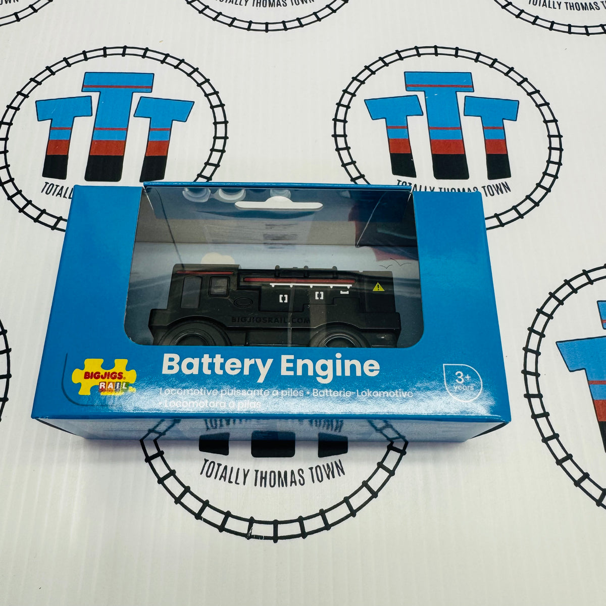 Diesel Shunter Battery Operated Engine BIGJIGS Rail Wooden - New in Bo ...