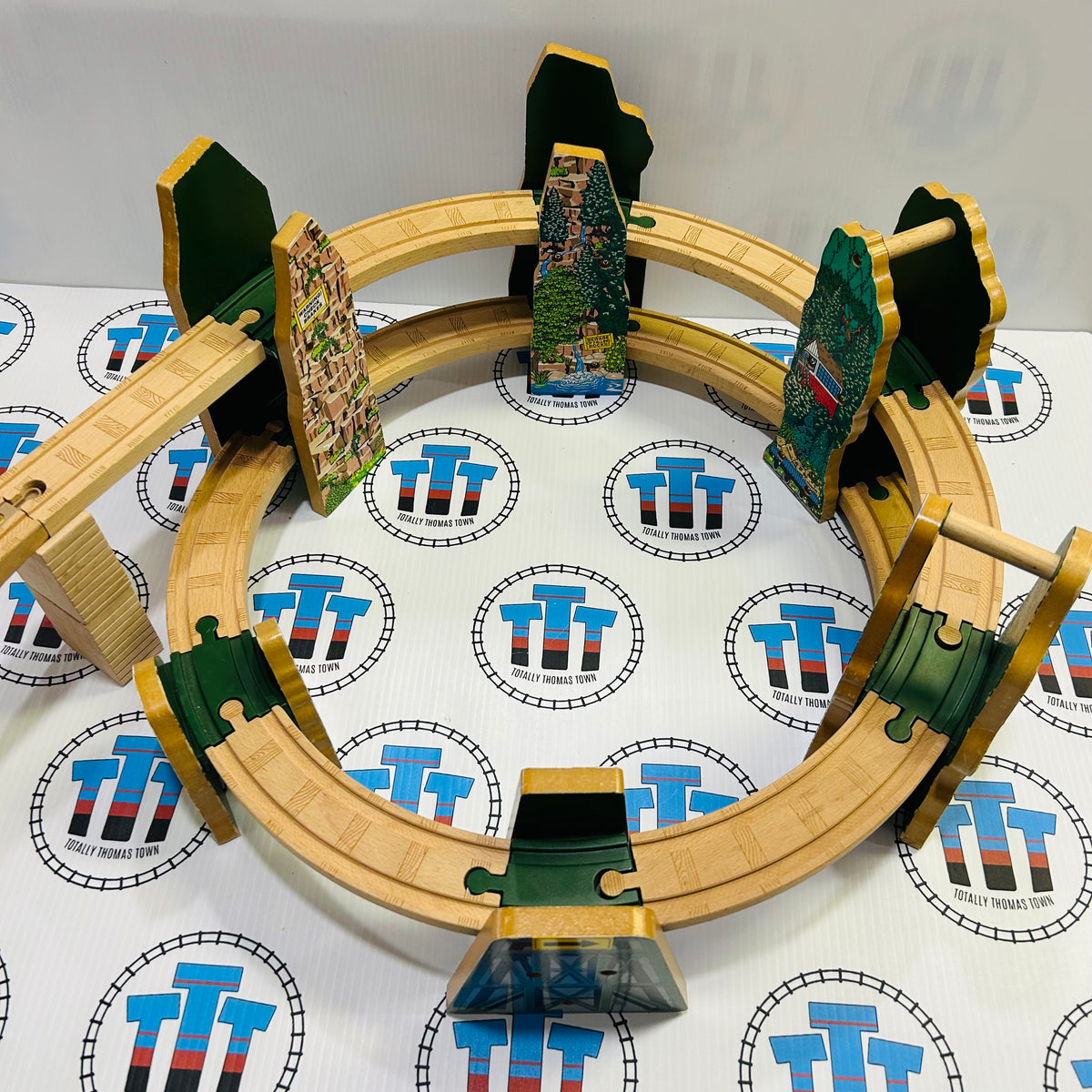 Racing Down the Rails Spiral Only Wooden - Used – Totally Thomas Town