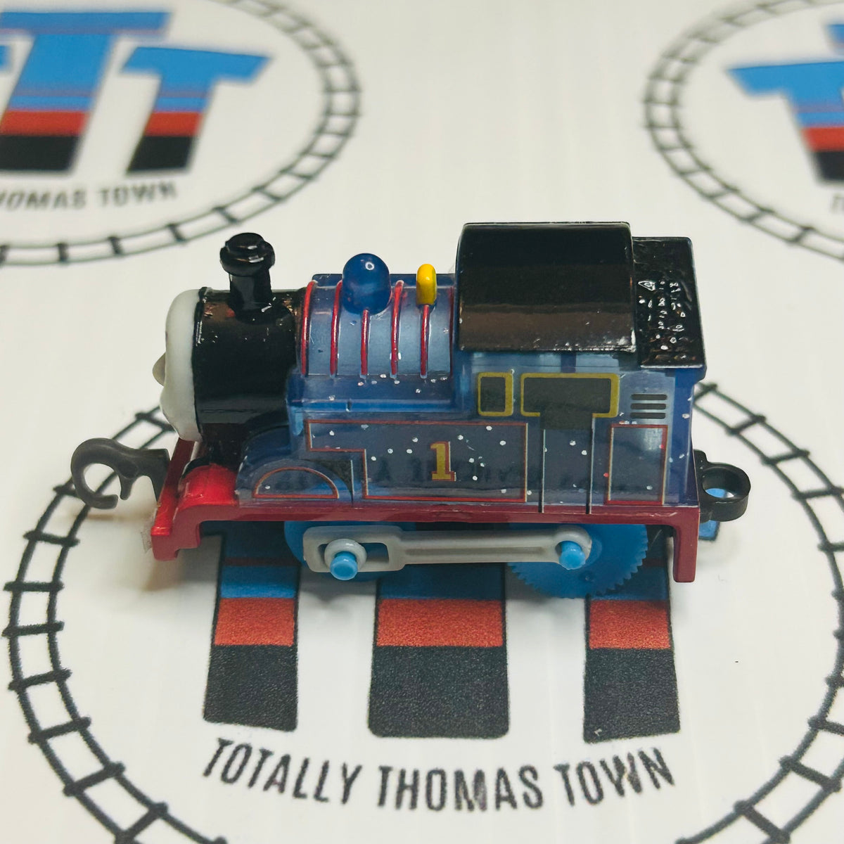 Clear Glitter Thomas Surprised Pull Along Capsule Plarail - Used ...