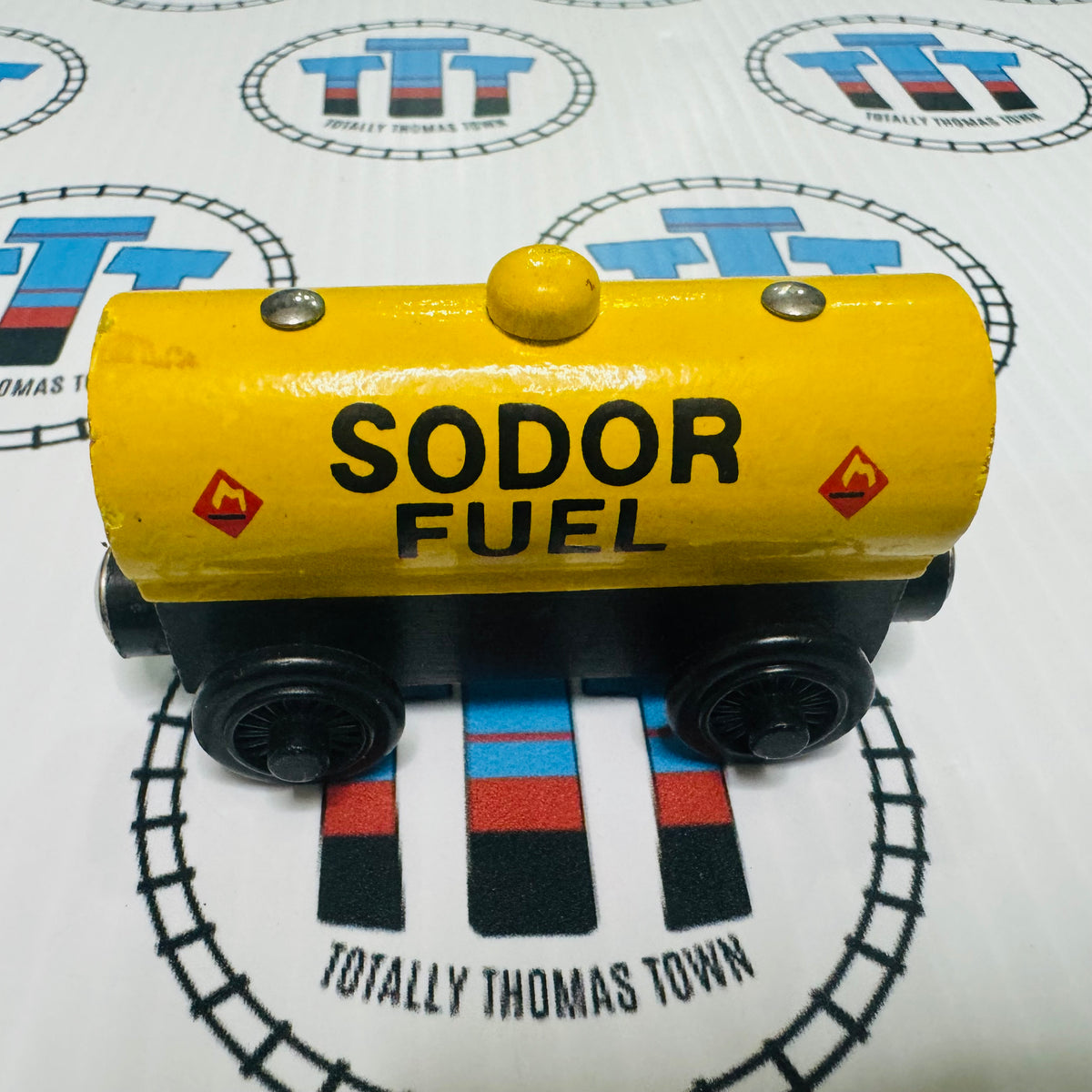 Sodor Fuel Tanker (Learning Curve 2001) Wooden - Used – Totally Thomas Town