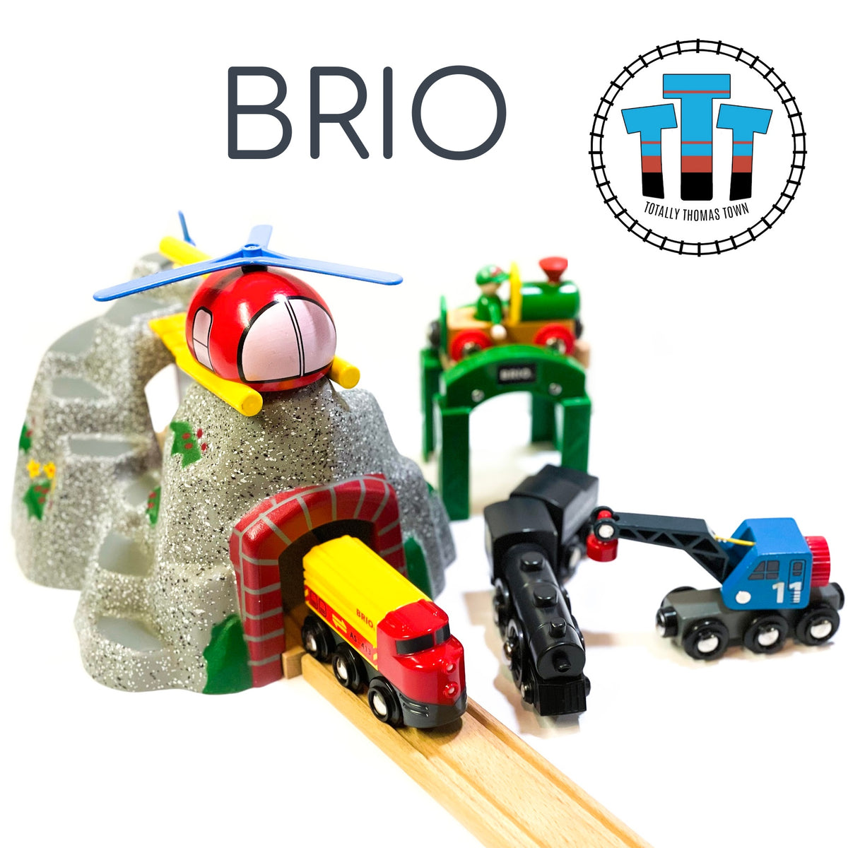 Totally Thomas Town Large Custom BRIO Sticker