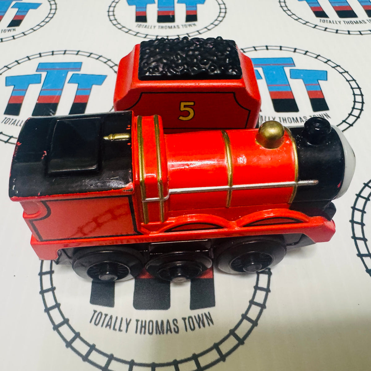 Battery James & Tender (Mattel) Slow Wooden - Used – Totally Thomas Town