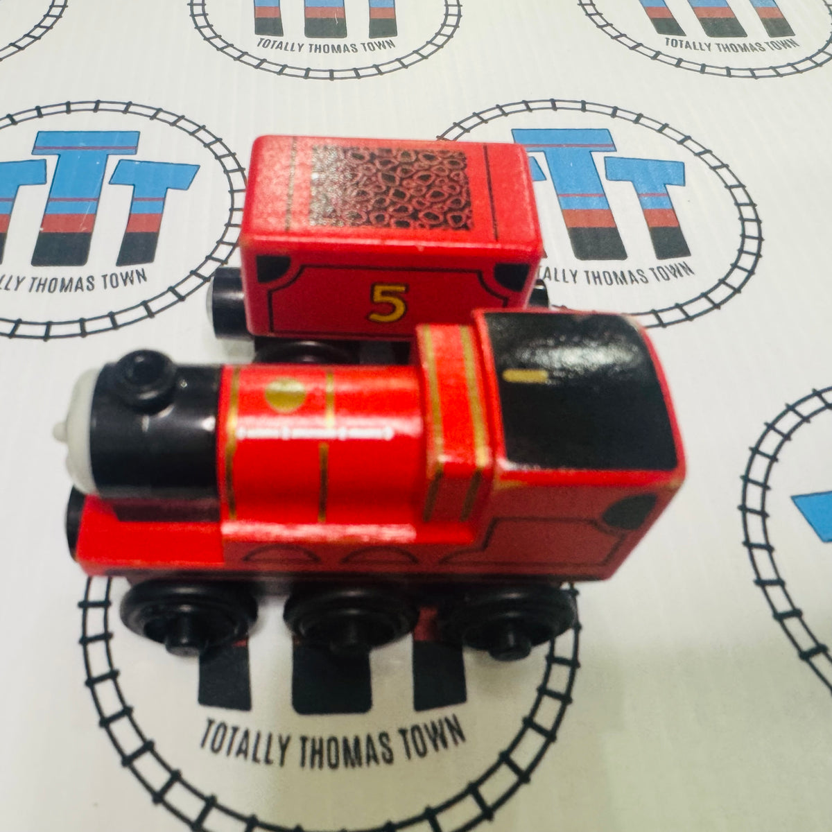 James & Tender (Thomas Wood Mattel Fully Painted) Good Condition Woode ...