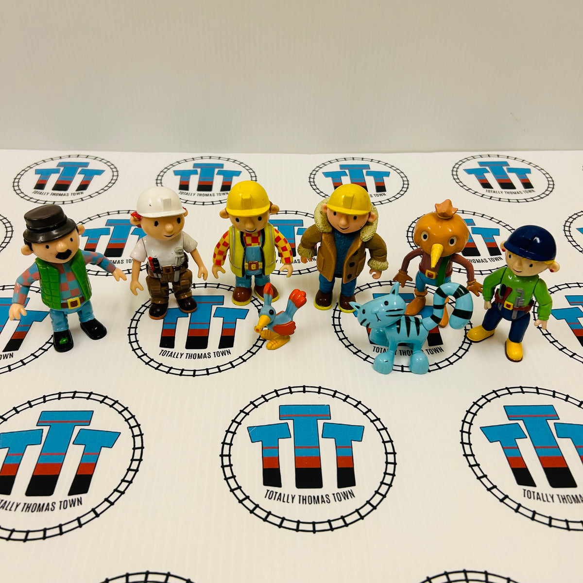 Bob The Builder 'Born To Play' Plastic Poseable Figure Pack (See Notes ...