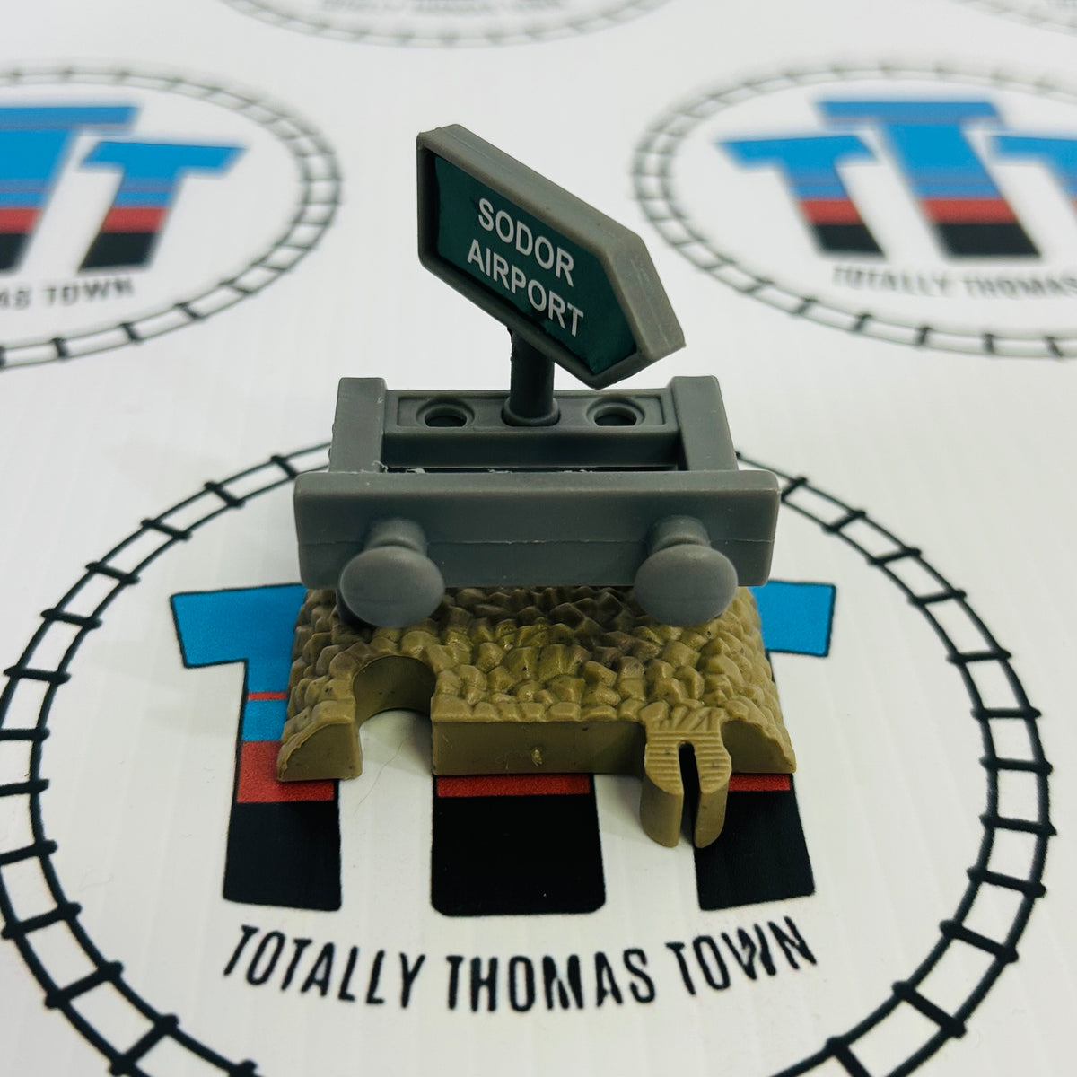 Trackmaster Buffer Track with Sodor Airport Sign 1 Piece - Used ...