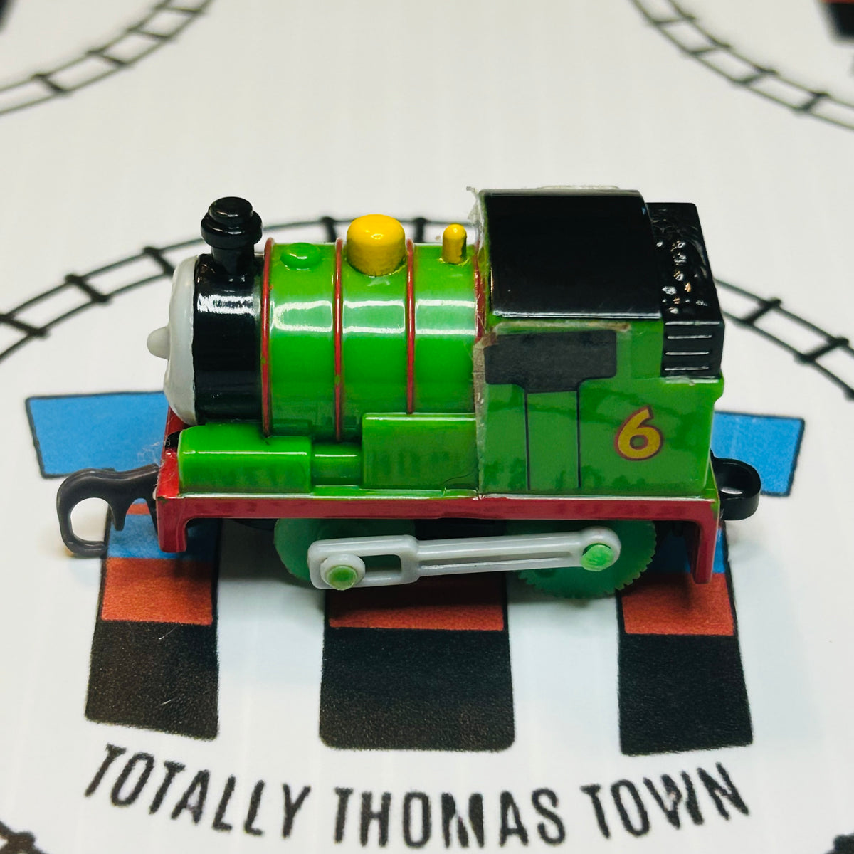 Percy Eyes Left Peeling Stickers Pull Along Capsule Plarail - Used ...
