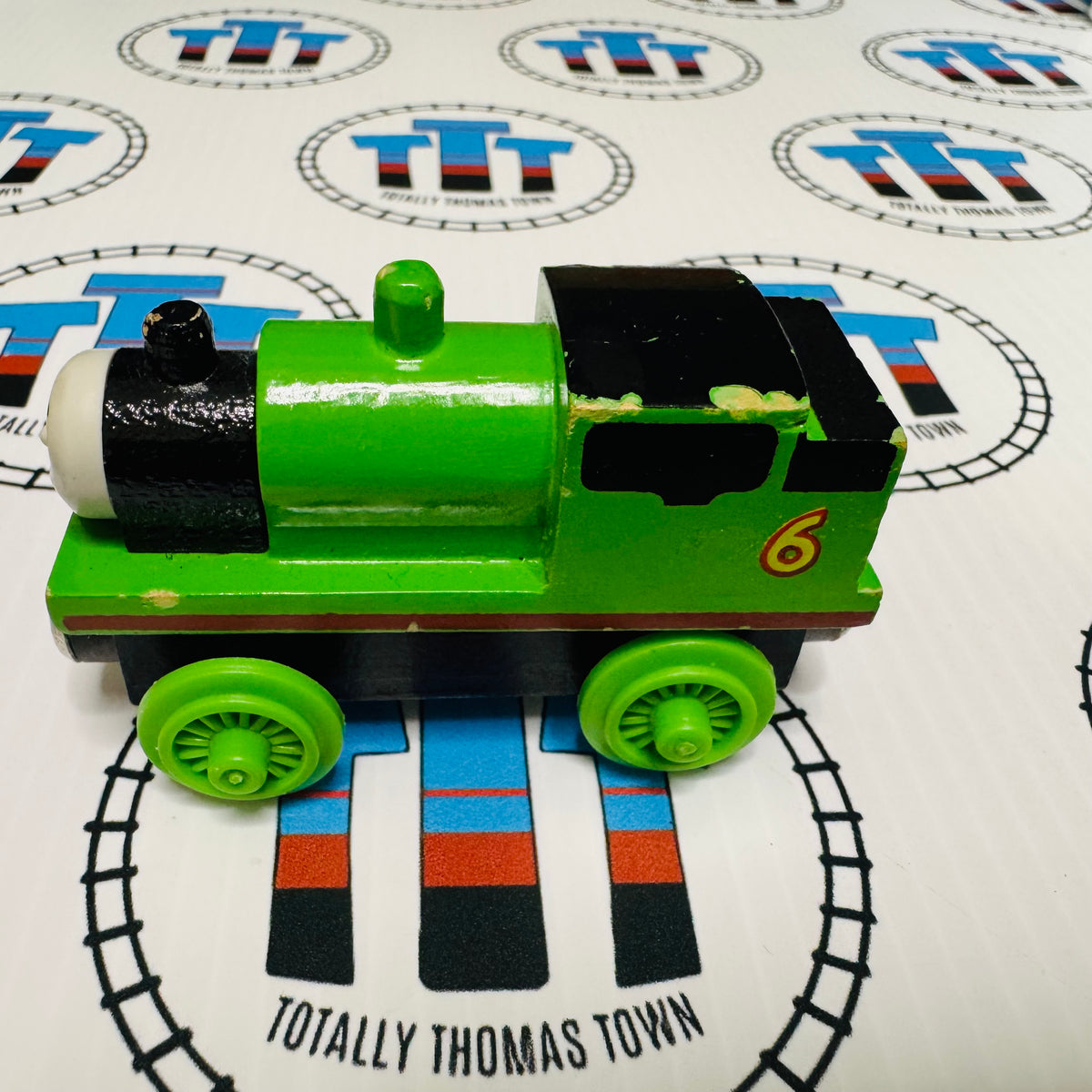 Percy #2 (Learning Curve 1994) Fair Condition Chipped Paint Wooden - U ...