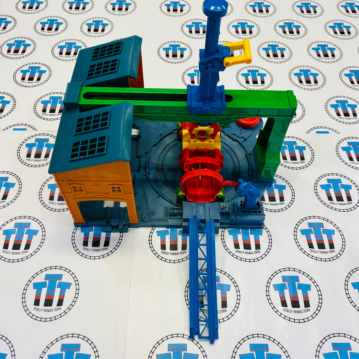 Spin & Fix Thomas Steamworks Set with Repair Gun #2 Complete Used - Tr ...