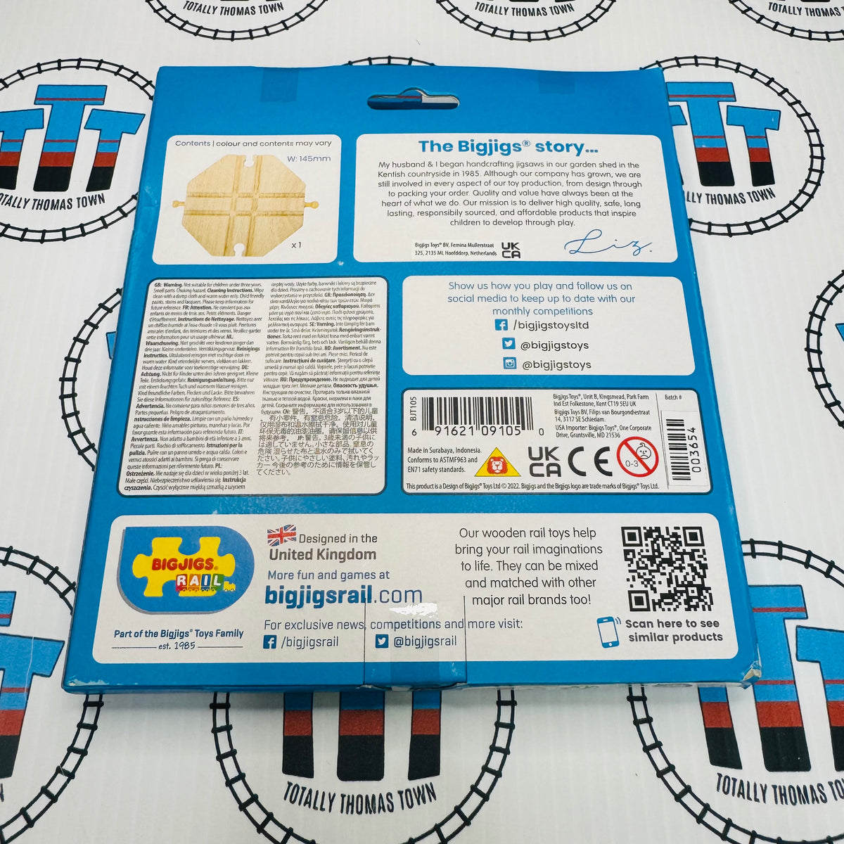 Crossing Plate Track BIGJIGS Rail Wooden - New in Box – Totally Thomas Town