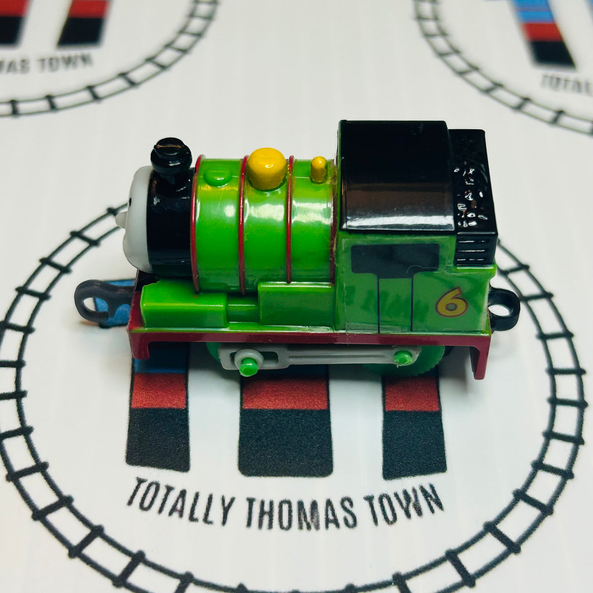 Percy Eyes Straight Newer Face Peeling Stickers Pull Along Capsule Pla ...