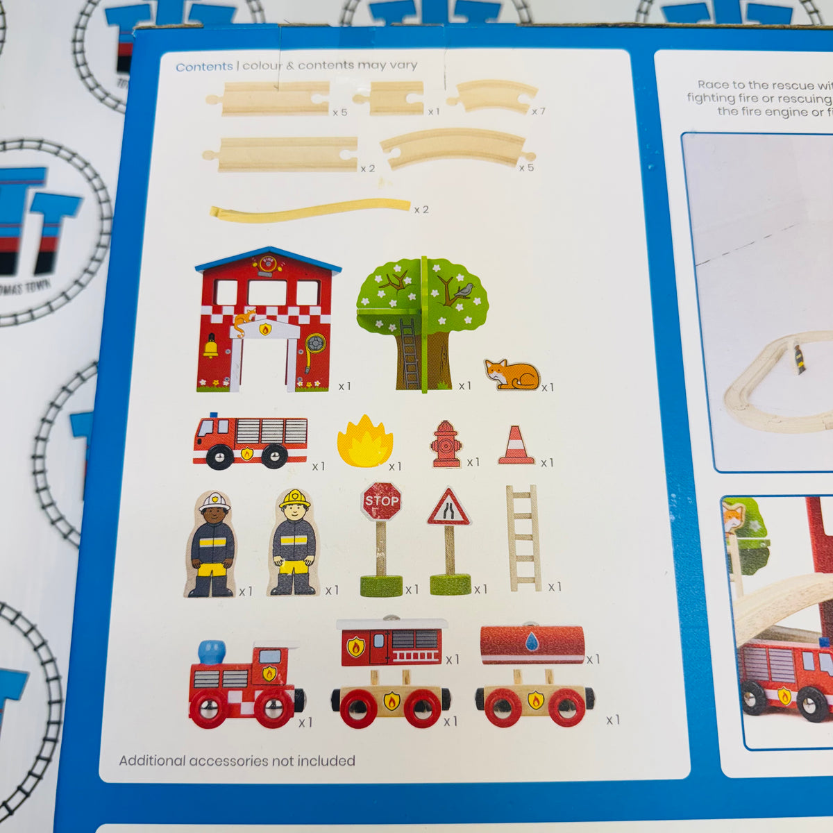 Fire & Rescue Train Set BIGJIGS Rail Wooden - New in Box – Totally ...