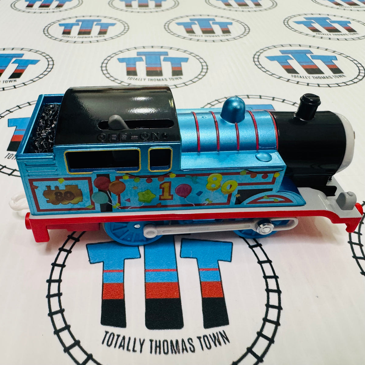 Sparkling 80th Anniversary Set with Motorized Thomas and Non Motorized ...