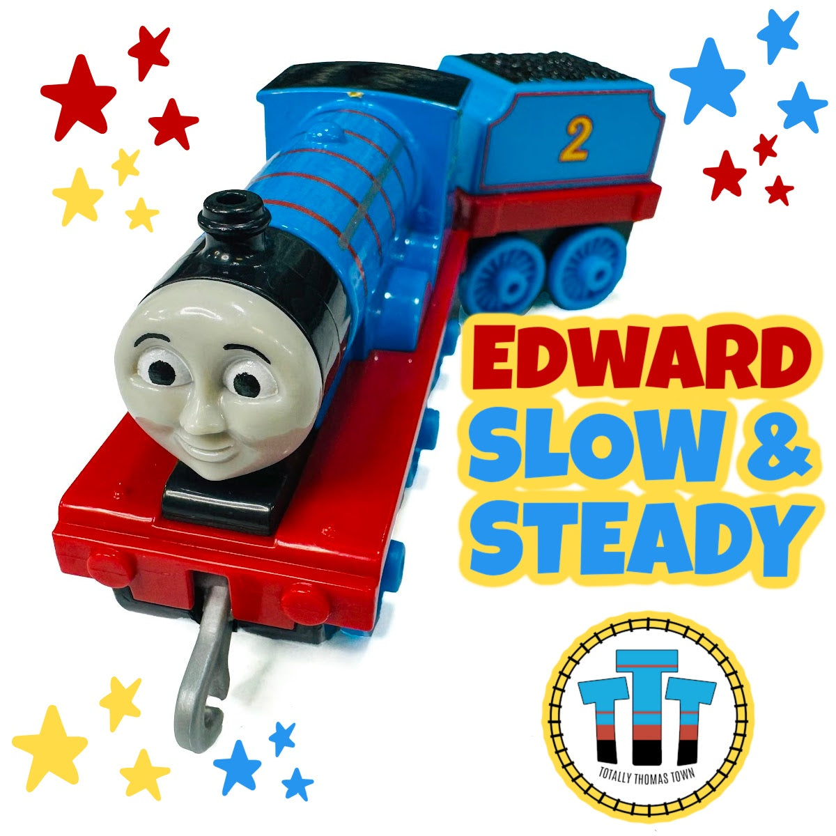 Totally Thomas Town Large Custom Edward Sticker