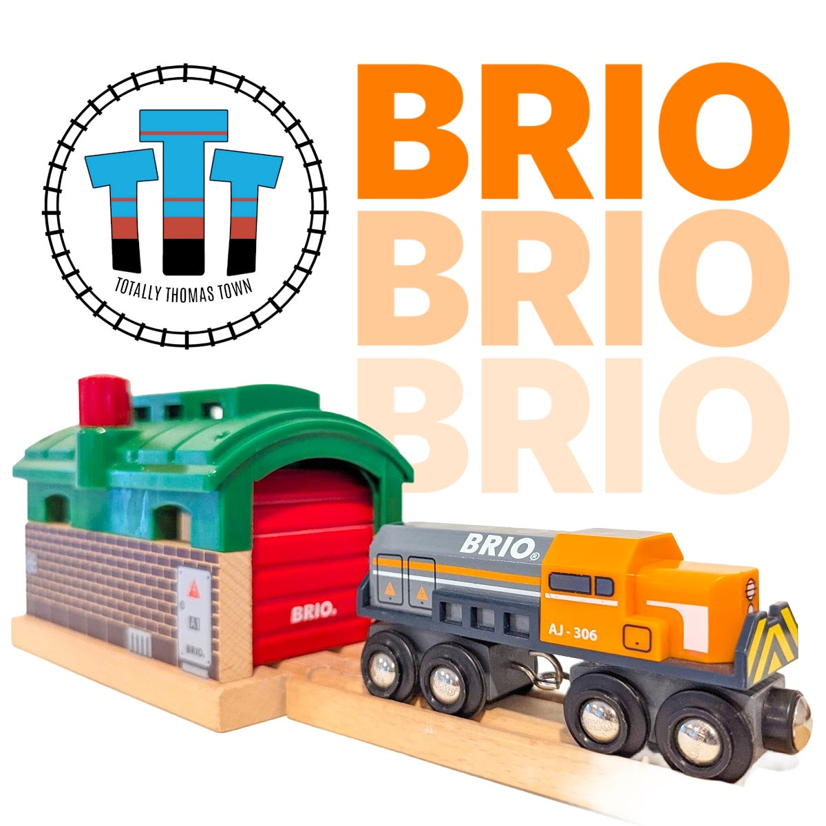 Totally Thomas Town Custom BRIO Sticker