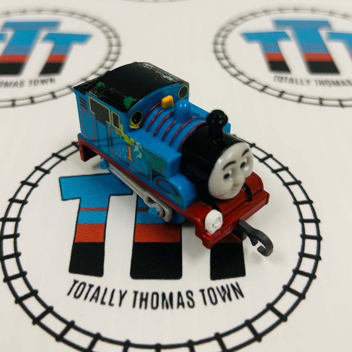 Paint Splatter (The Great Race) Thomas Misplaced Stickers Pull Along C ...