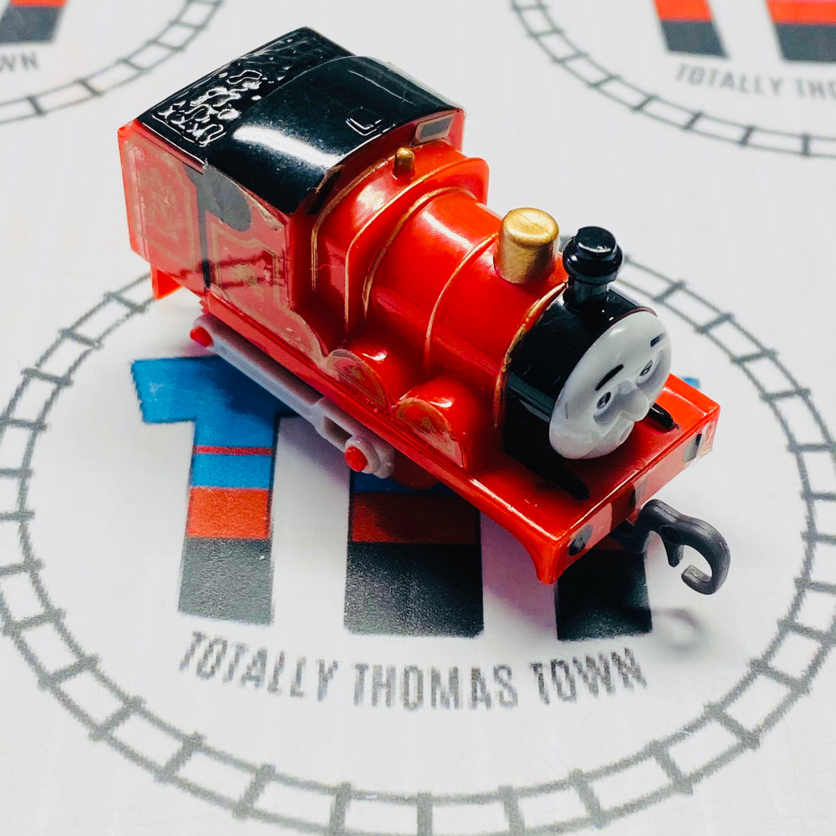 Decorated James Missing Stickers Pull Along Capsule Plarail - Used ...