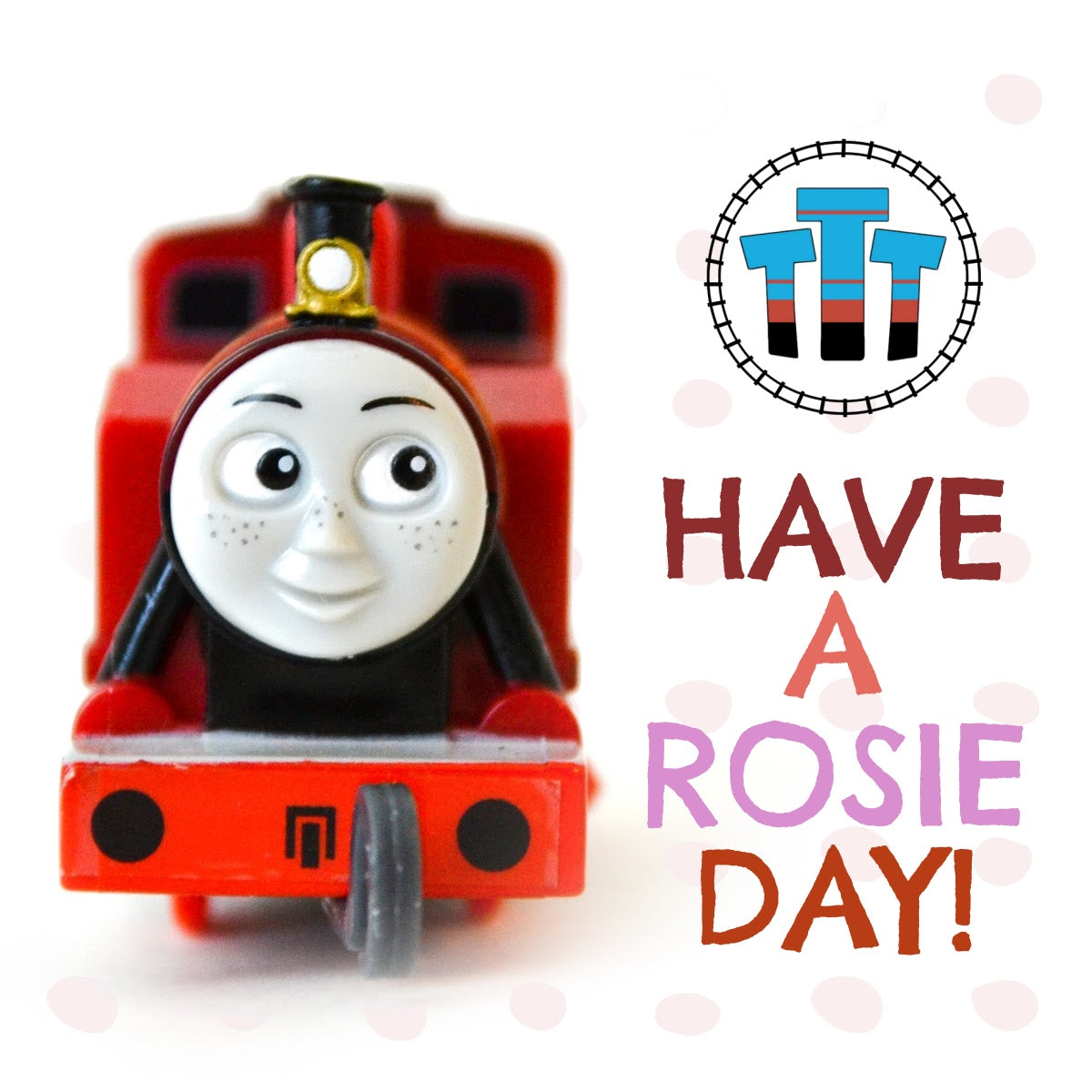 Totally Thomas Town Large Custom Rosie Sticker