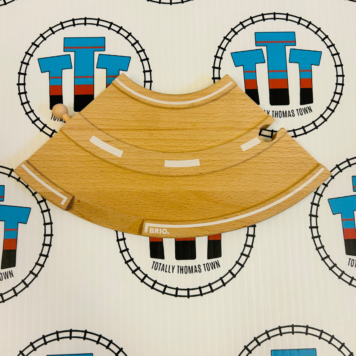 BRIO Curved Road Track Wooden - Used – Totally Thomas Town