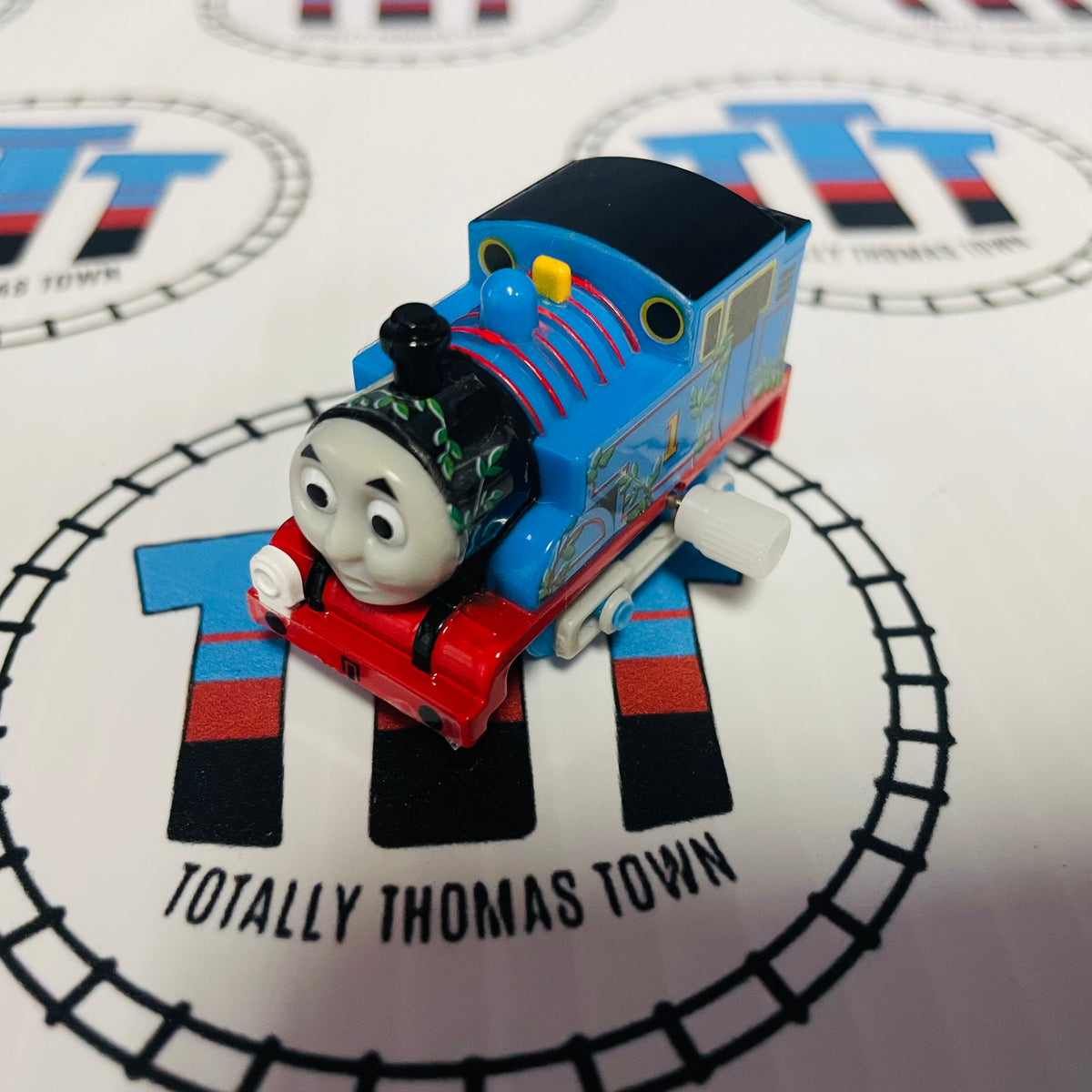 Thomas with Leaves Surprised Capsule Wind Up - Used – Totally Thomas Town